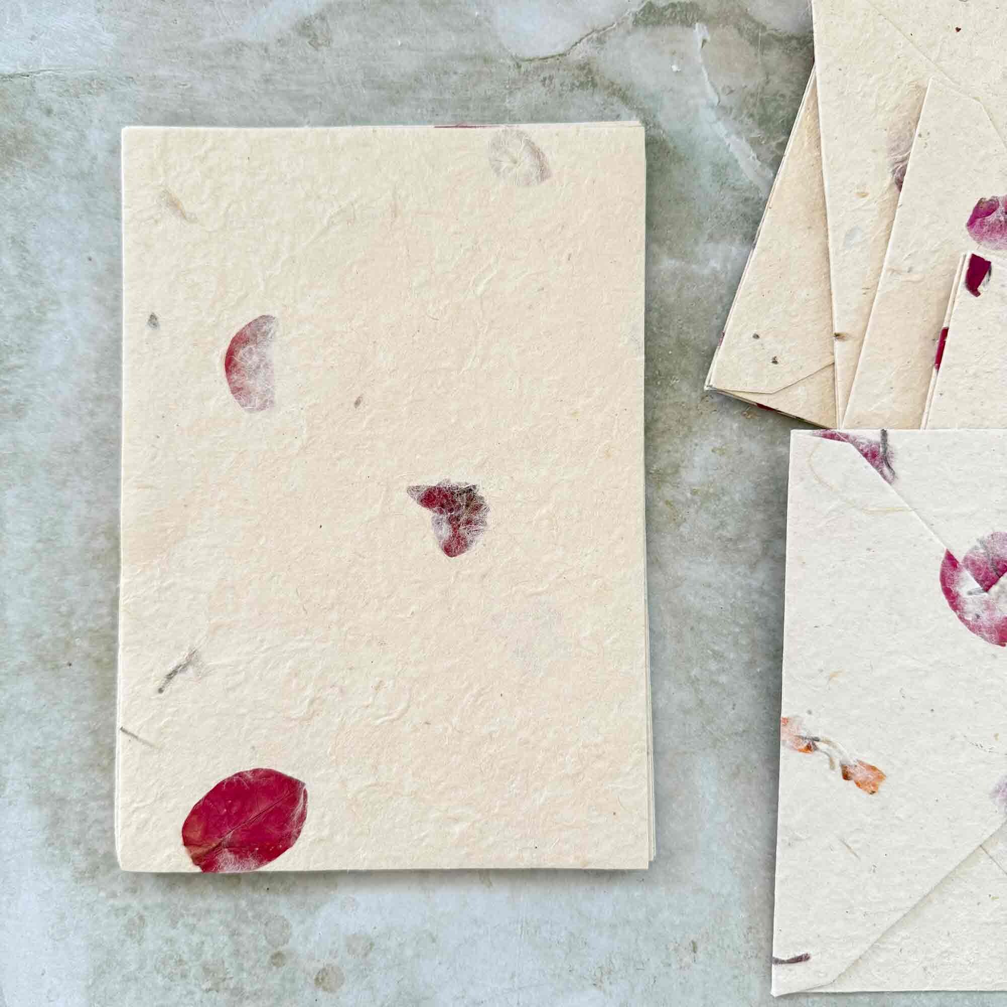 Nepalese Handmade Lokta Paper and Envelopes - Bougainvillea ...