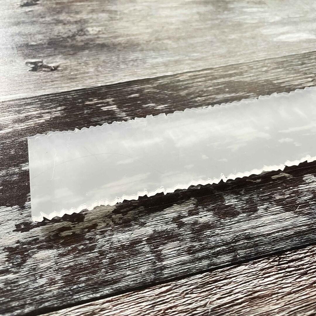 Deckle Edge Paper and Card Trimmer | Deckled Edge Ruler for Cutting ...