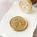 Blank Solid Brass Wax Stamps Solid Brass Stamp for Wax Make Blank Wax ...
