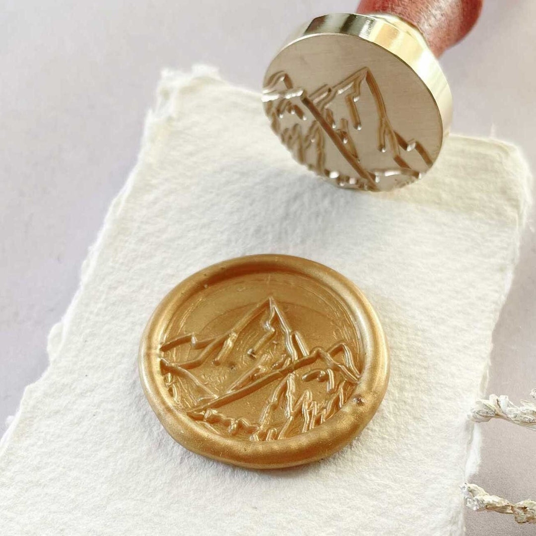 Mountain Peak Wax Stamp | Make Wax Seals With Mountain Design ...