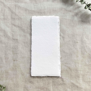 Premium White Handmade Paper (vegan) | PACK OF 5 SHEETS | Superior ...