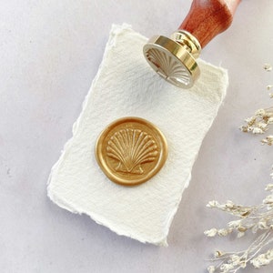 Seashells Wax Stamp | Make Beach Theme Wax Seals for Wedding ...