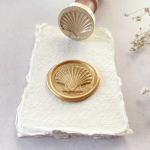Seashells Wax Stamp | Make Beach Theme Wax Seals for Wedding ...