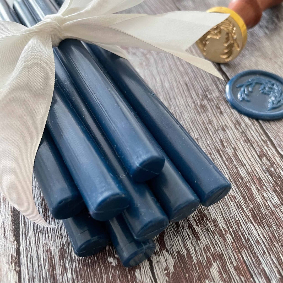 Wax Seals Sticks in Moonlit Ocean Navy Blue Wax Sticks for Making Wax ...
