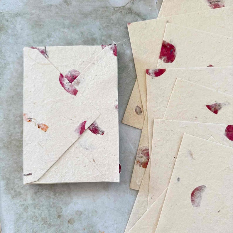 Nepalese Handmade Lokta Paper and Envelopes - Bougainvillea ...