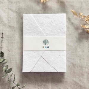Basil Seed - Plantable Handmade Paper and Envelopes | Seeded Paper and ...