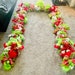 Beautiful X-large Green Monster Garland With Green Monsters ,fuzzy Hat ...
