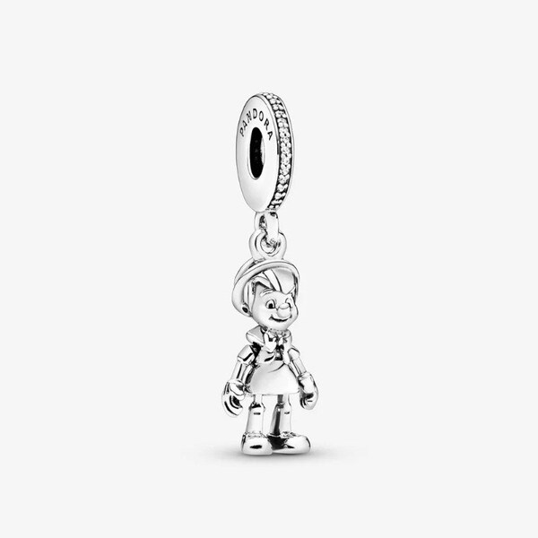 Sterling Silver Pinocchio Charm - Etsy