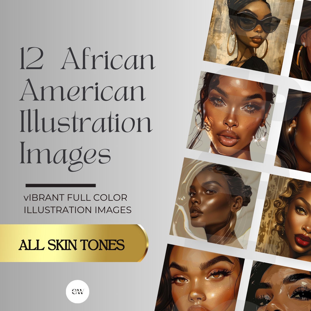African American Model Illustrations, Black Beauty Images, Black Girl ...