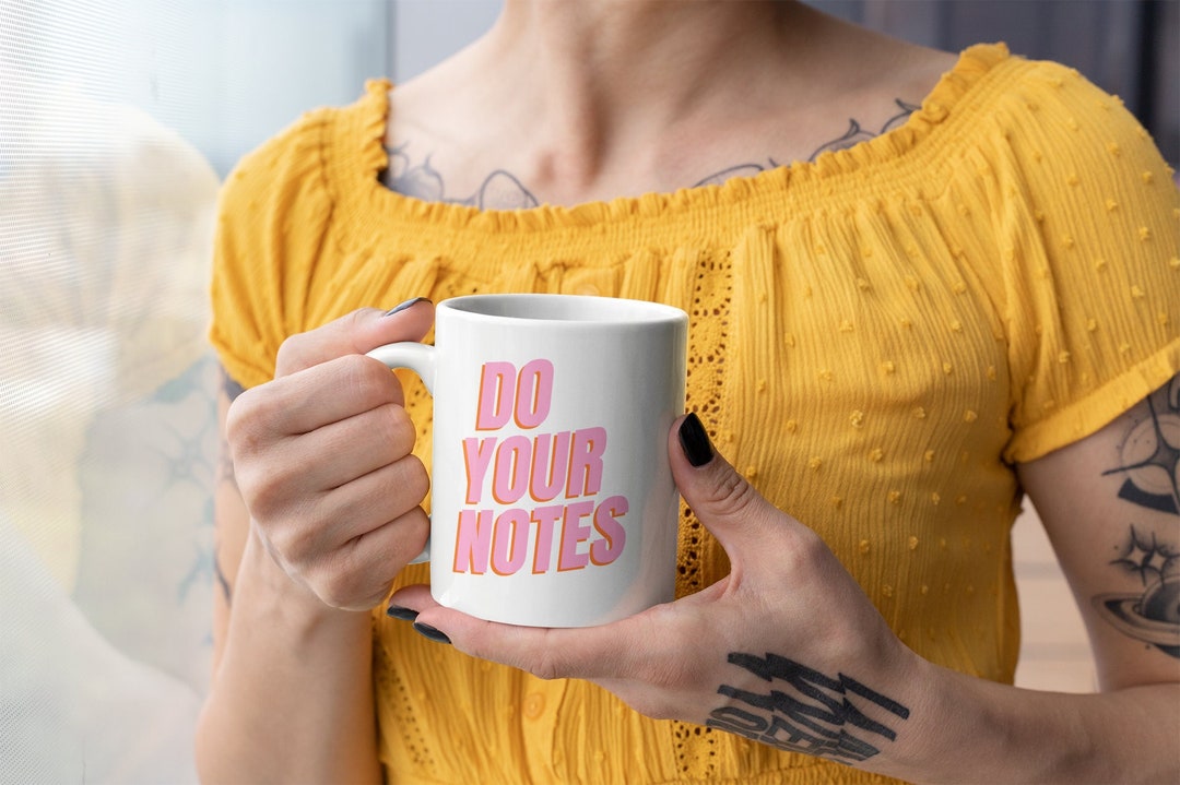 The Original Do Your Notes Mug, Therapist Mug, Gift for Therapist ...