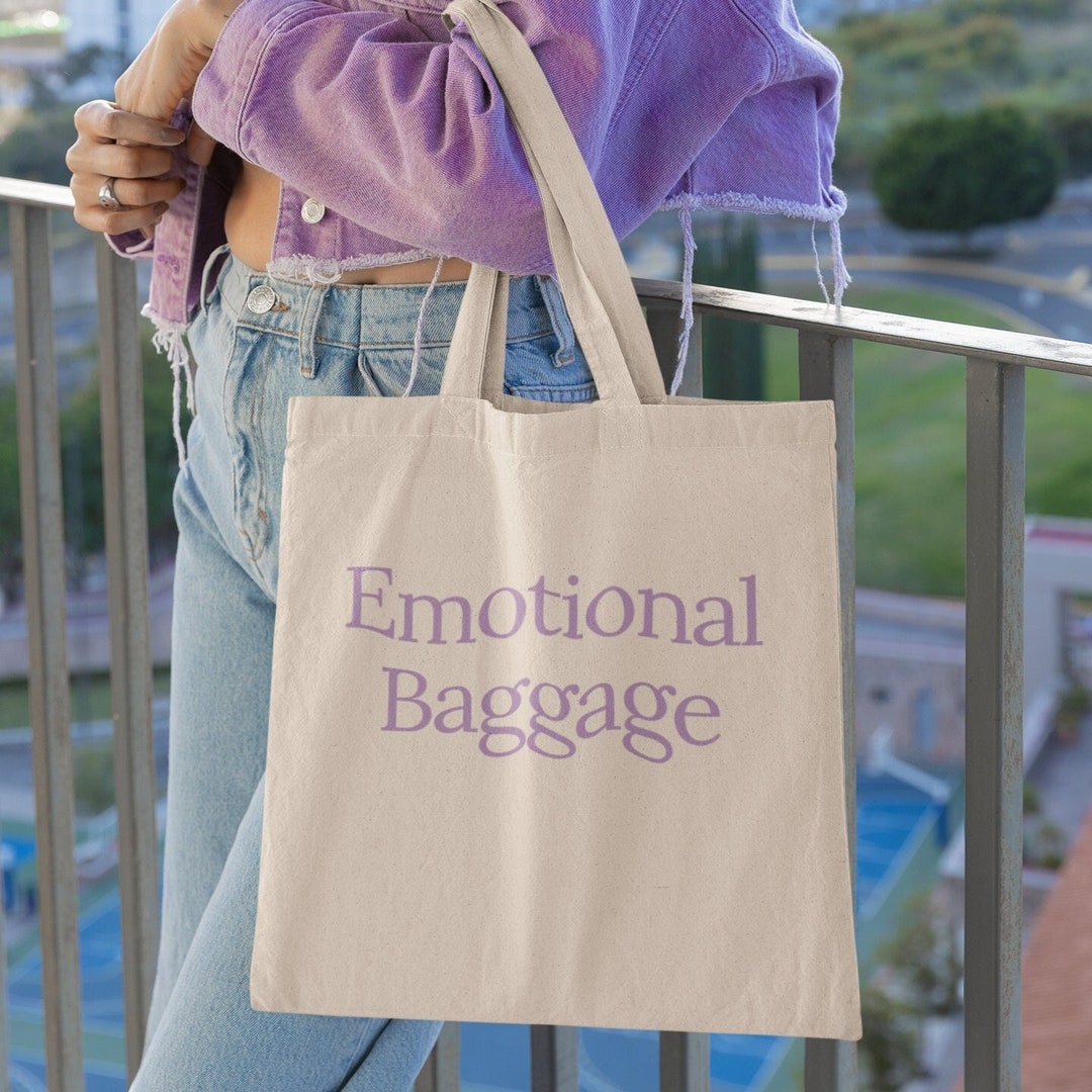 Emotional Baggage Tote Bag, Counselor Tote Bag, Therapist Tote Bag ...