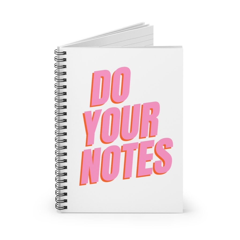 DO YOUR NOTES, Notebook for Therapists, Notebook for Nurses, Notebook ...