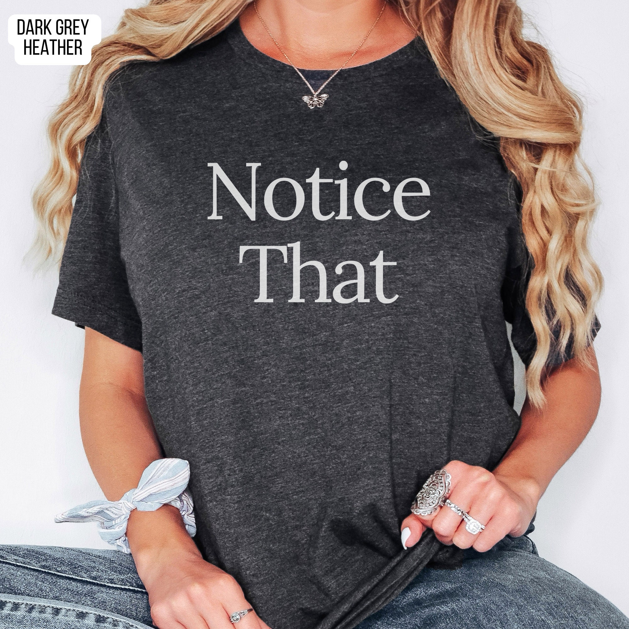 Notice That Shirt, EMDR Shirt, Shirt for Trauma Therapist, Minimalist ...