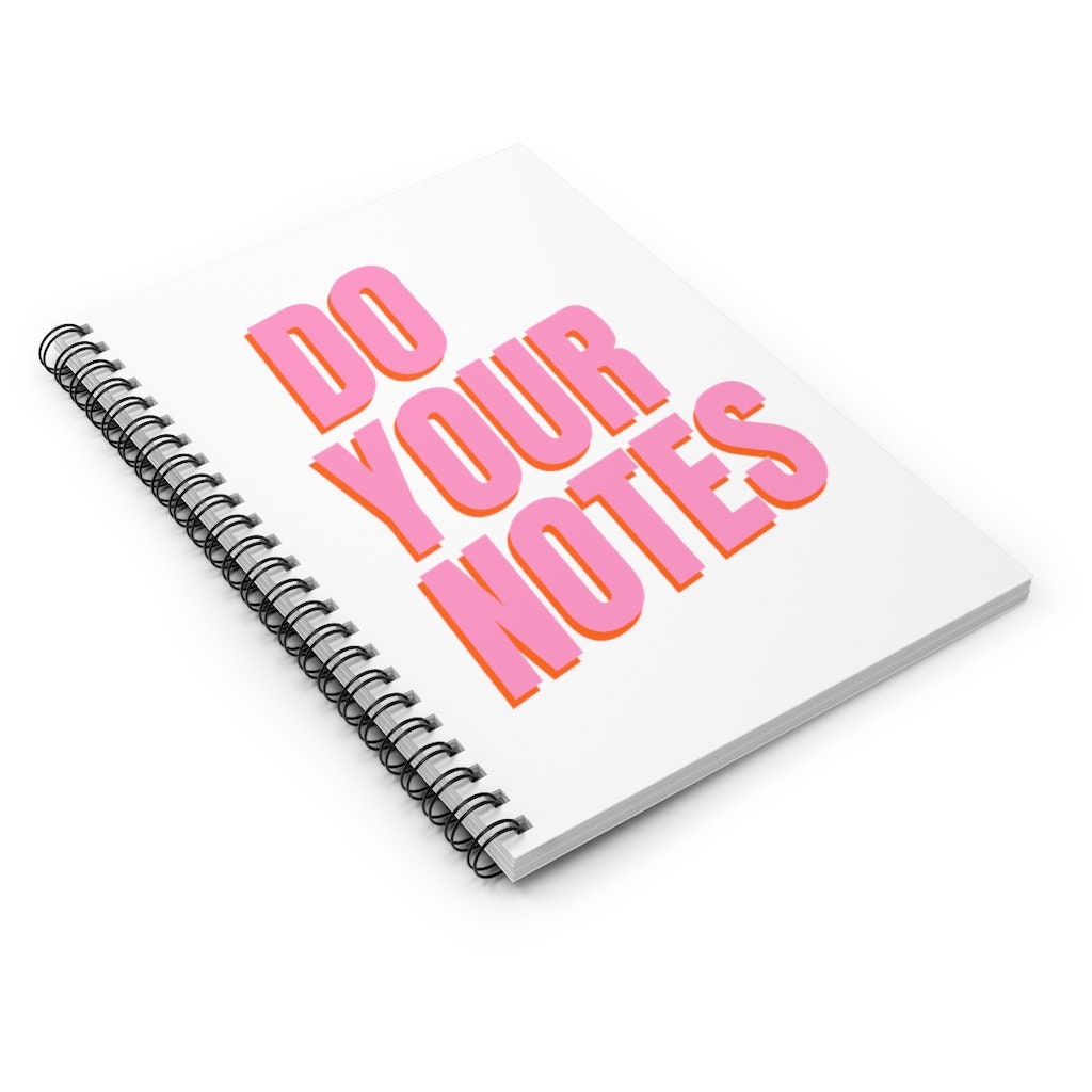 DO YOUR NOTES, Notebook for Therapists, Notebook for Nurses, Notebook ...
