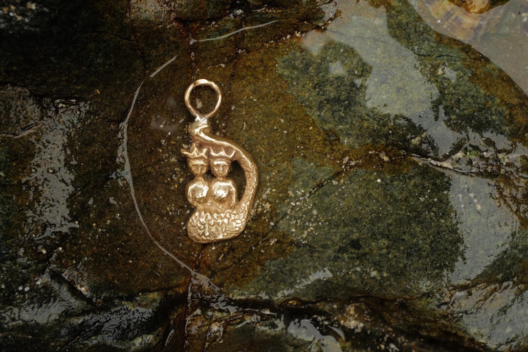 Double Headed Mermaid Pendant - Etsy