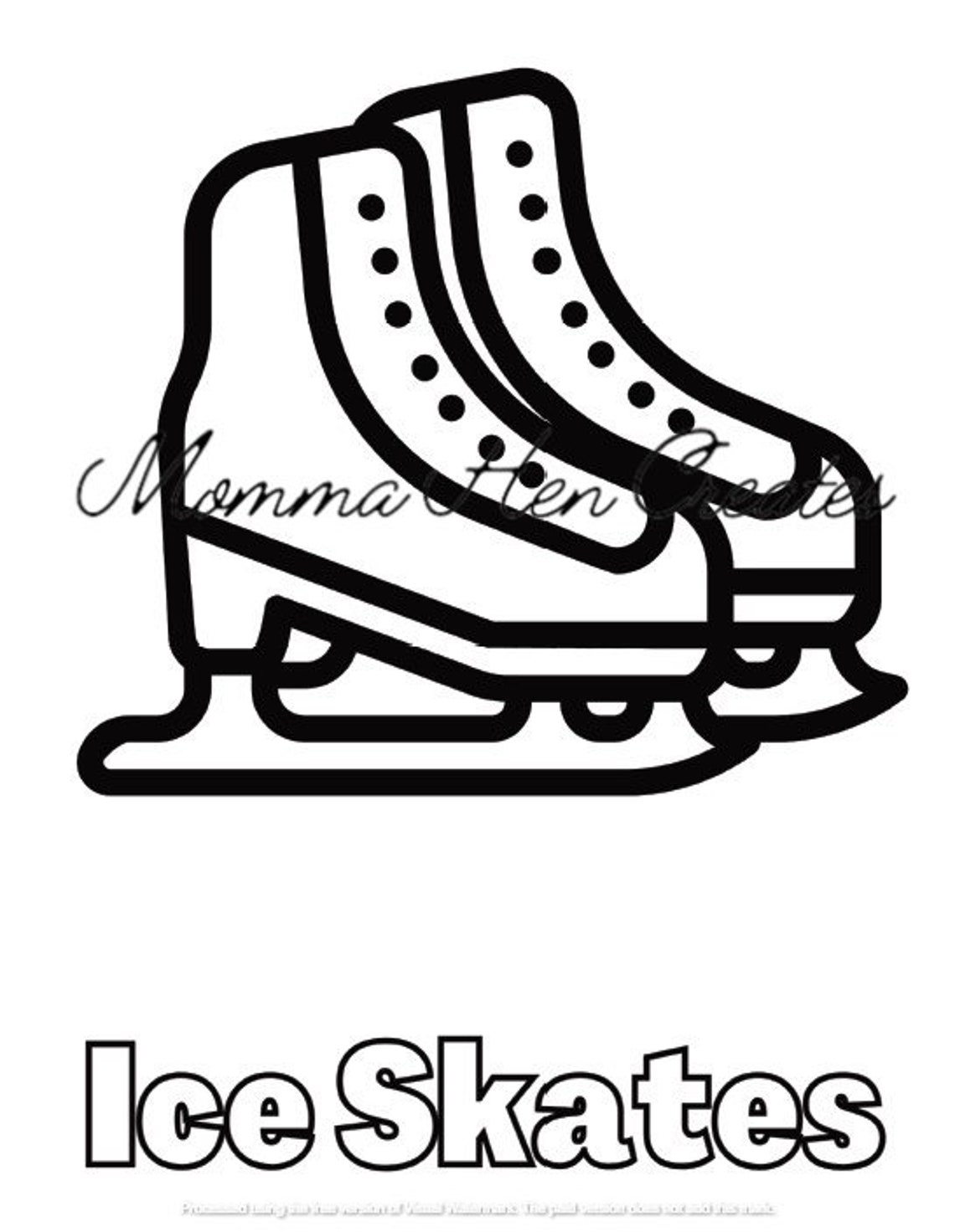 Children's First Coloring Book, Printable, Instant Download, Simple ...