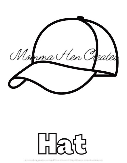 Children's First Coloring Book, Printable, Instant Download, Simple ...