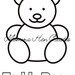 Children's First Coloring Book, Printable, Instant Download, Simple ...