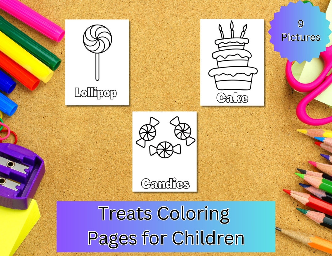Children's First Coloring Book, Printable, Instant Download, Simple ...