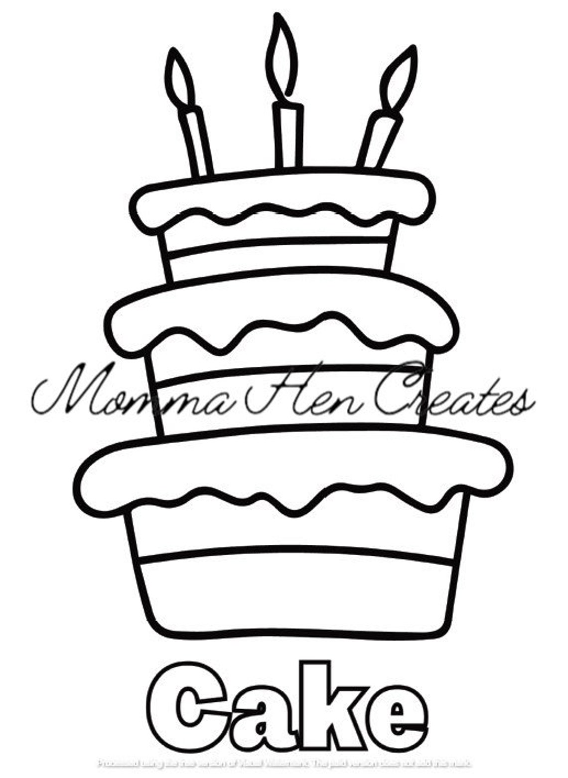 Children's First Coloring Book Printable Instant - Etsy