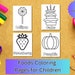 Children's First Coloring Book Printable Instant - Etsy