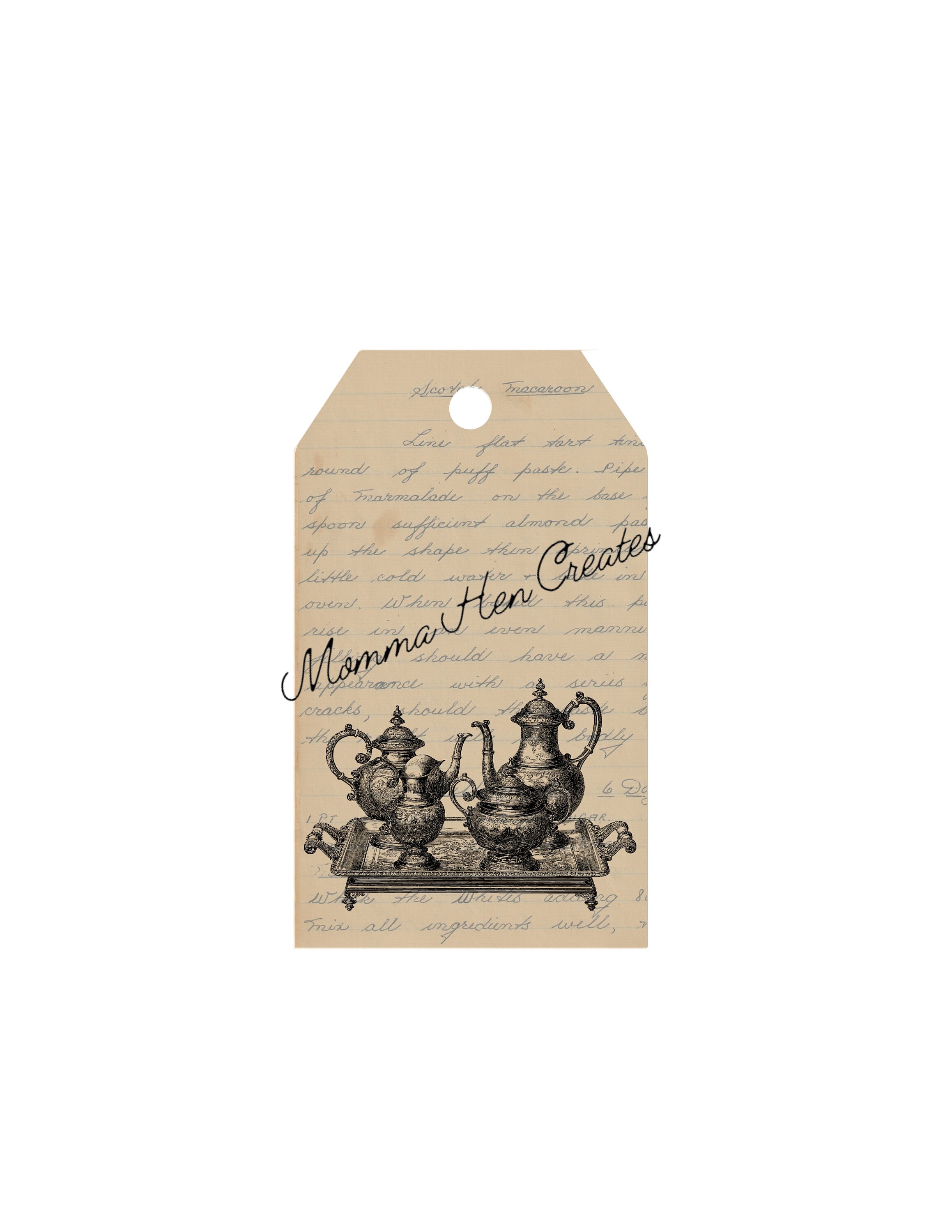 Vintage Tags, Journal Tags, Neutral Tag Base, 'digital Background ...