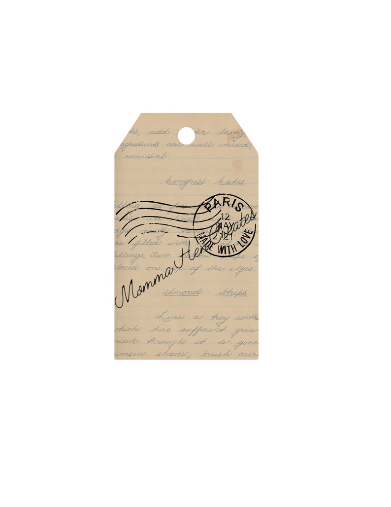 Vintage Tags, Journal Tags, Neutral Tag Base, 'digital Background ...