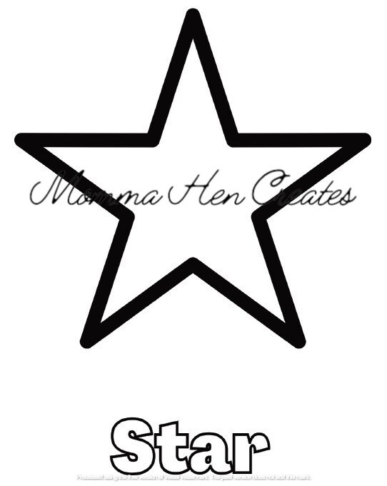 Children's First Coloring Book, Printable, Instant Download, Simple ...