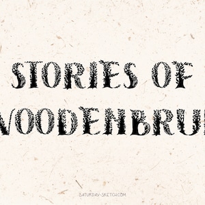 Dark Forest Font: Mystical Typography for Captivating Designs - Etsy