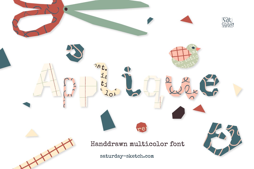 Applique Font: Discover Handcrafted Font Designs Perfect for Digital ...