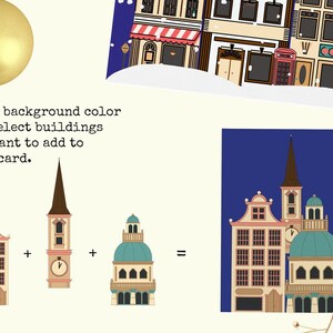 Create Your Own Urban Adventure: Vector City Postcard Creator - Unique ...