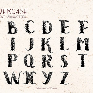 Dark Forest Font: Mystical Typography for Captivating Designs - Etsy