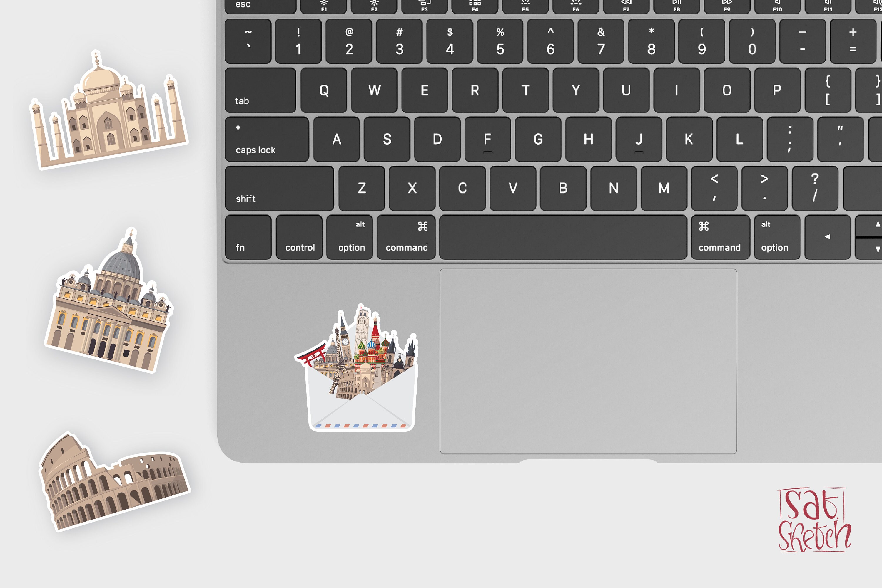 Stickerpack world Tour Digital File Ready to Print and Cut Stickers for ...