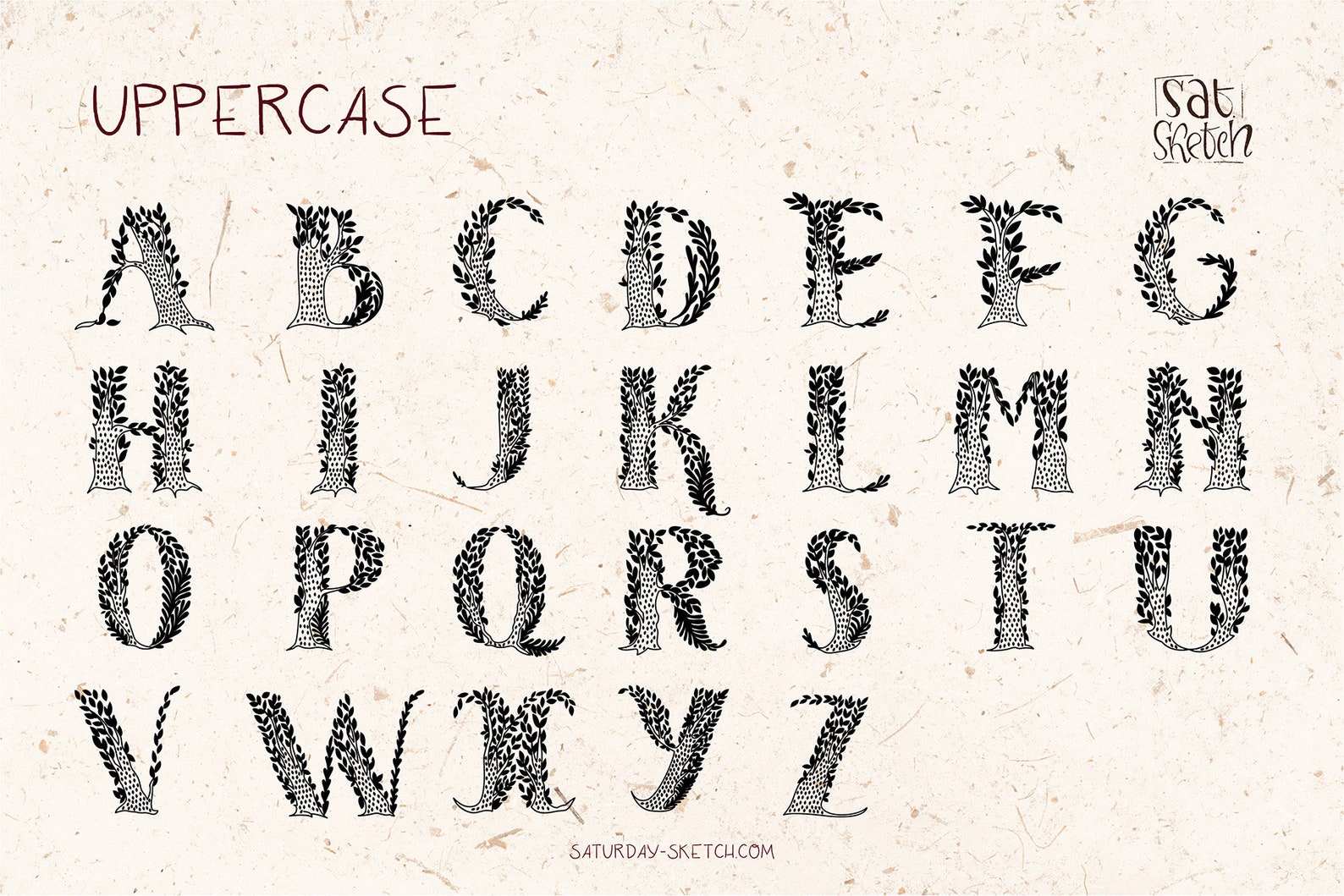 Dark Forest Font: Mystical Typography for Captivating Designs - Etsy