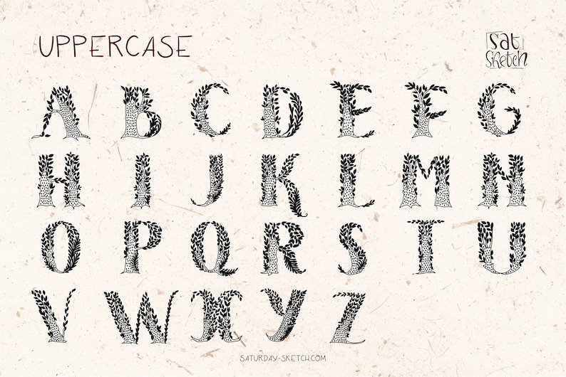 Dark Forest Font: Mystical Typography for Captivating Designs - Etsy