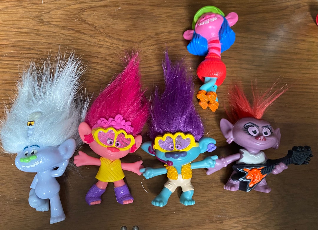 5 Piece Trolls Figure Bundle - Etsy