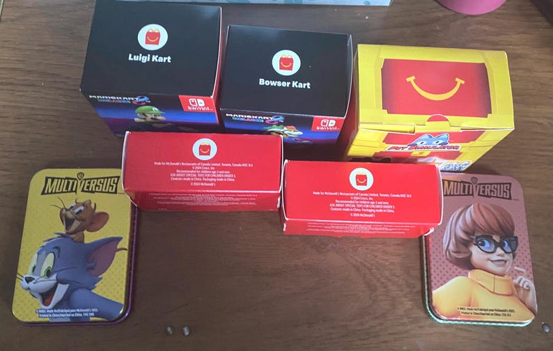 9 Piece Mcdonalds Happy Meal Toys Bundle (2023/2024) - Etsy