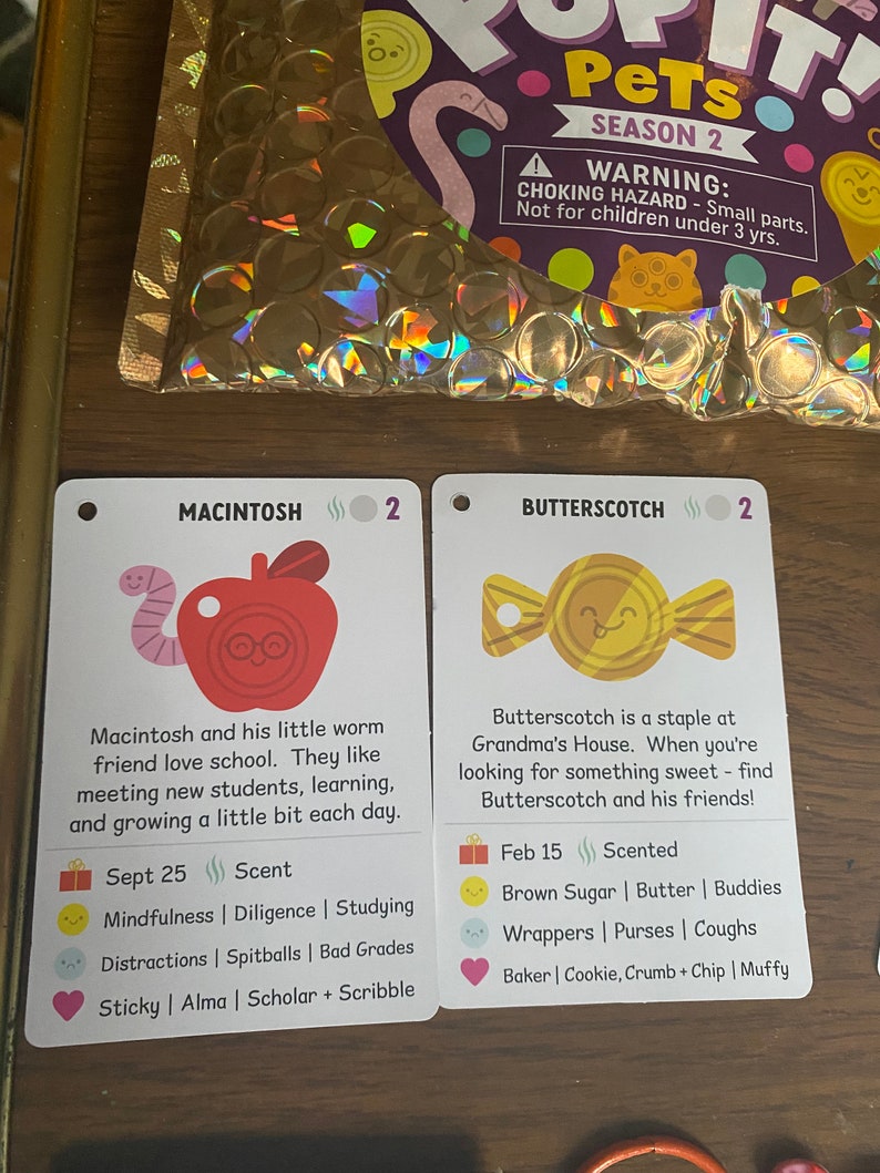 Pop It Pets Season 2 Five Pack - Etsy