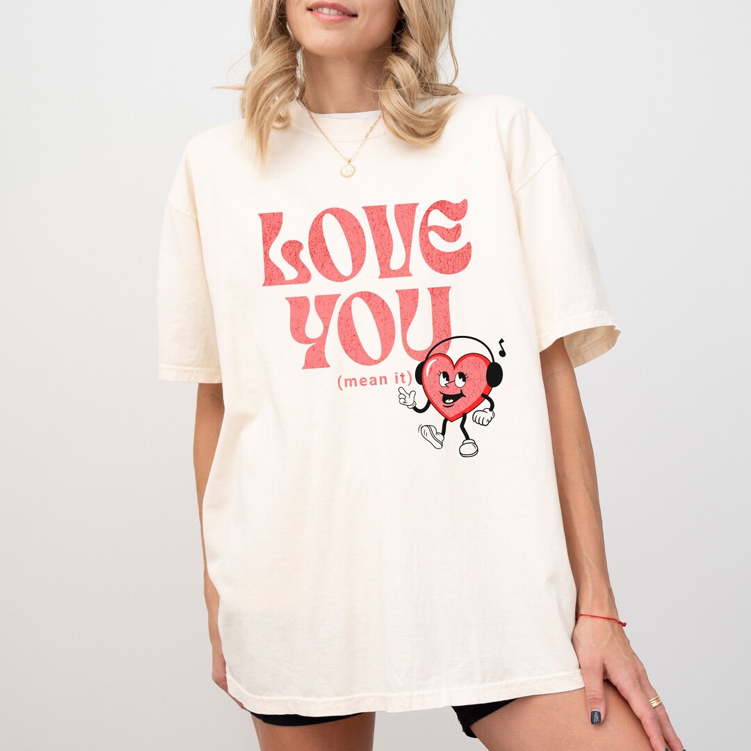 Unisex Heart Shirt, Retro Valentine Shirt, Cute Heart Shirt, Gift for ...