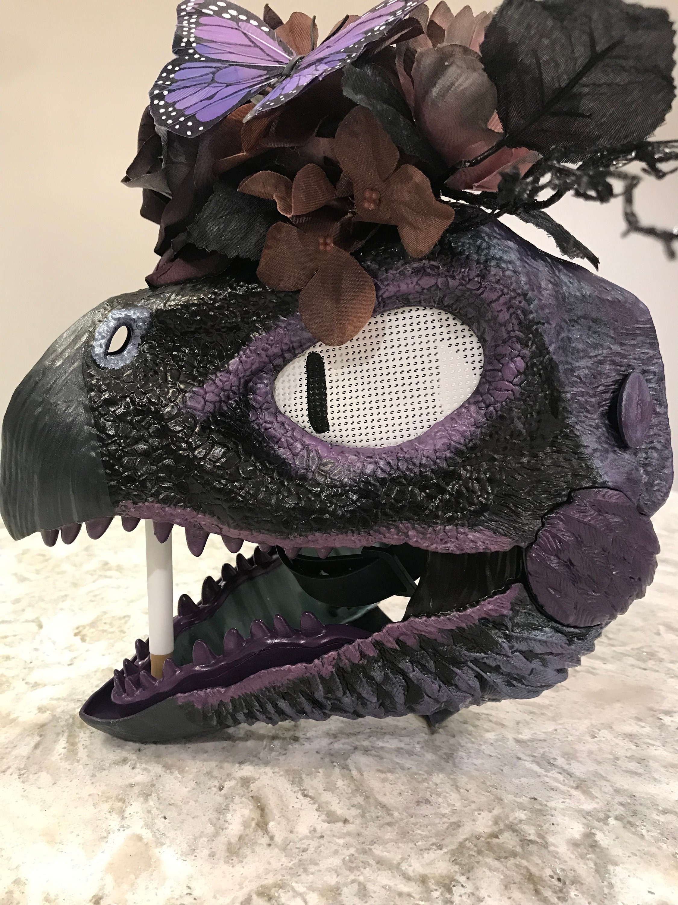 Pre-made T-rex and Thizanosauraus Masks sold as a Set OR Individually ...