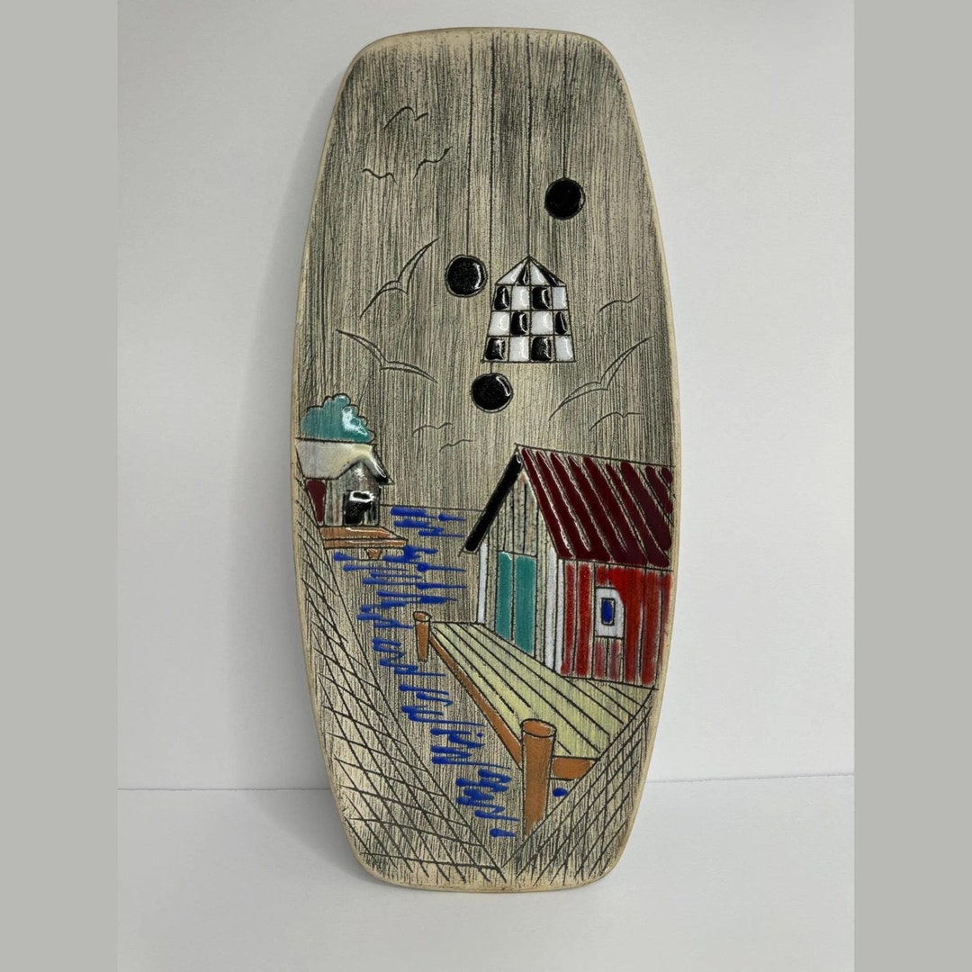 Vintage Scandinavian Art Pottery by Arnold Wiigs Fabrikker Halden ...