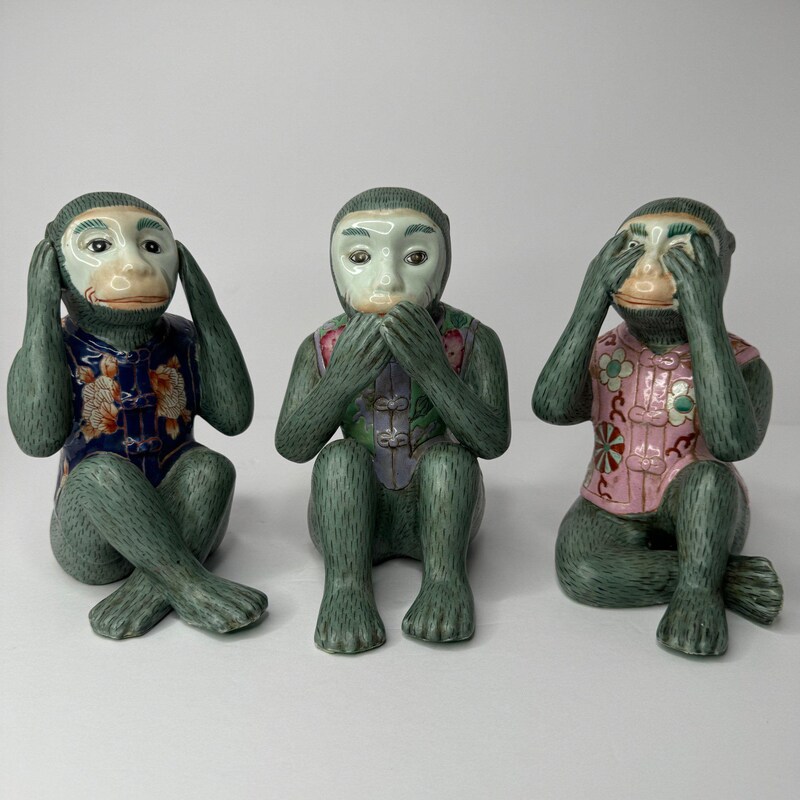 3 Wise Monkeys - Etsy