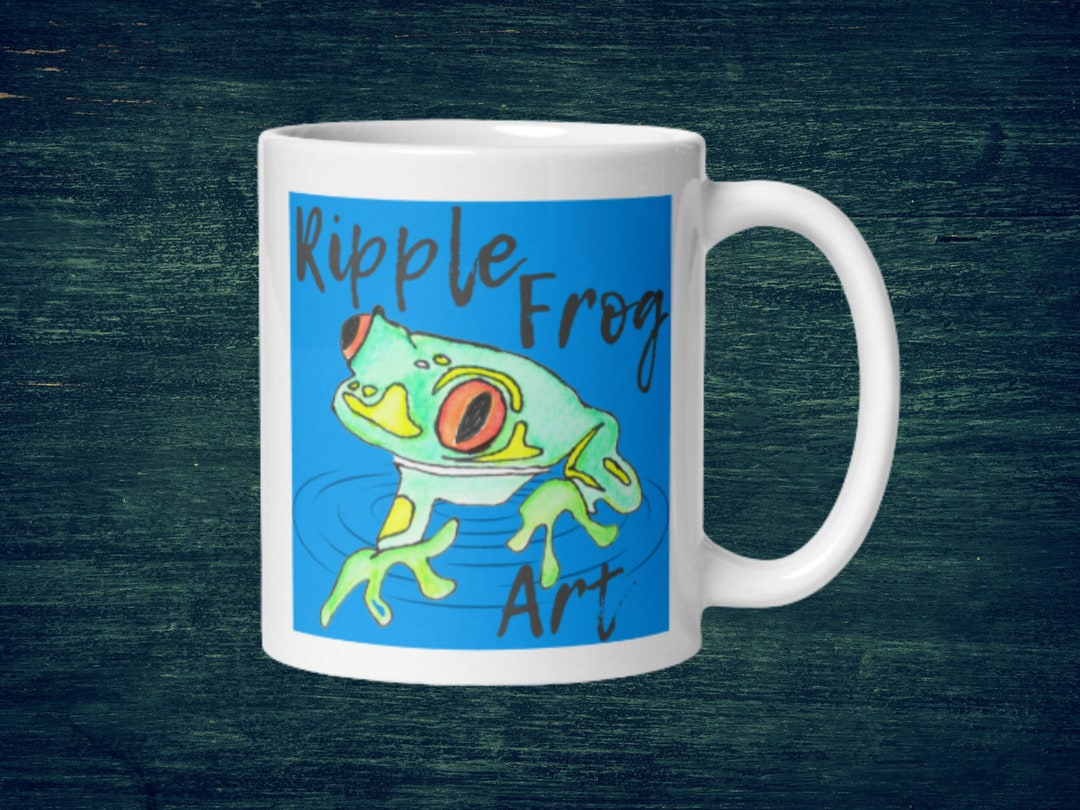Ripple Frog Art Logo Gift Mug 11oz - Etsy