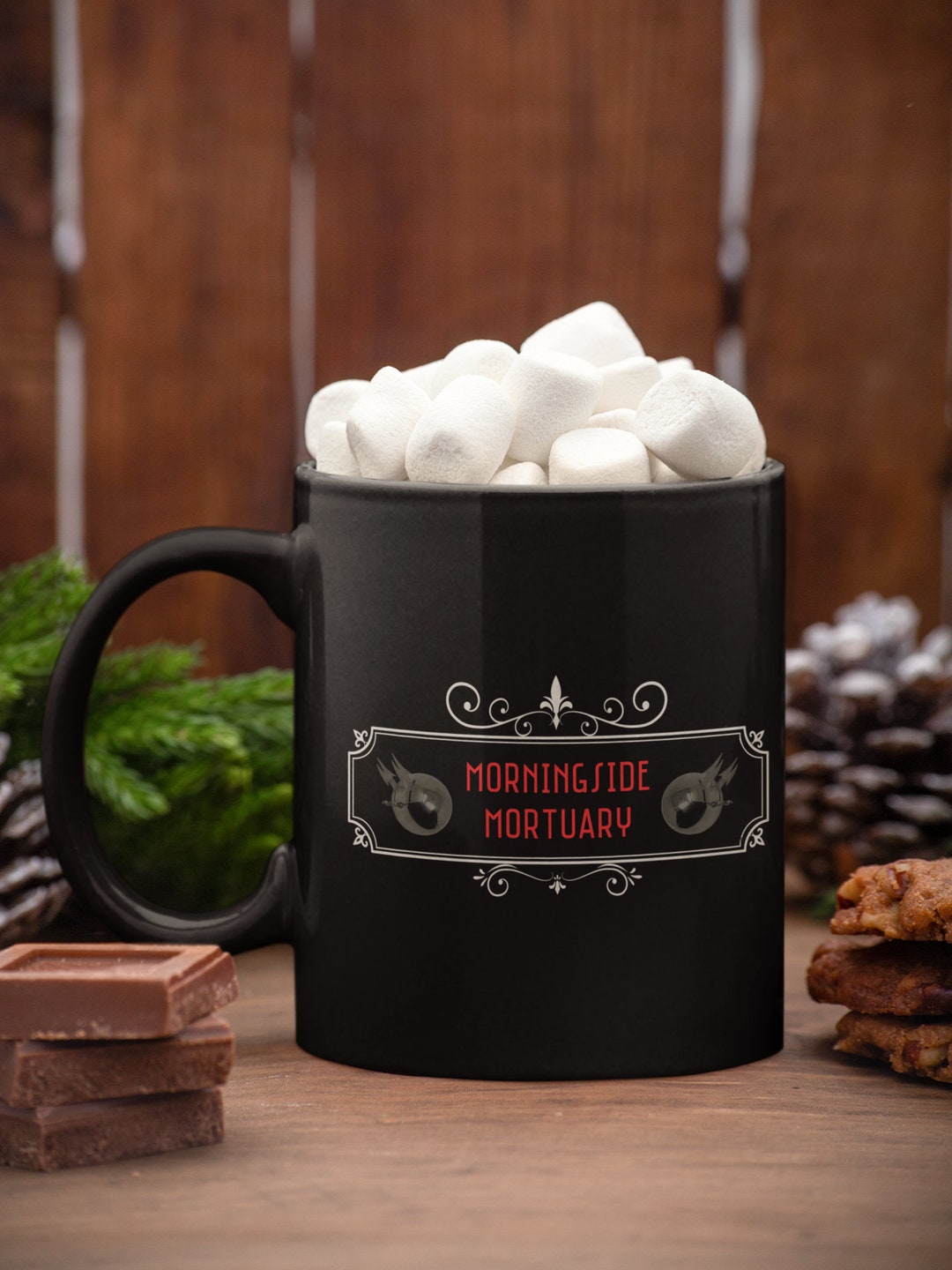 Morningside Mortuary - Phantasm -black Glossy Mug, Horror Gift,phantasm ...