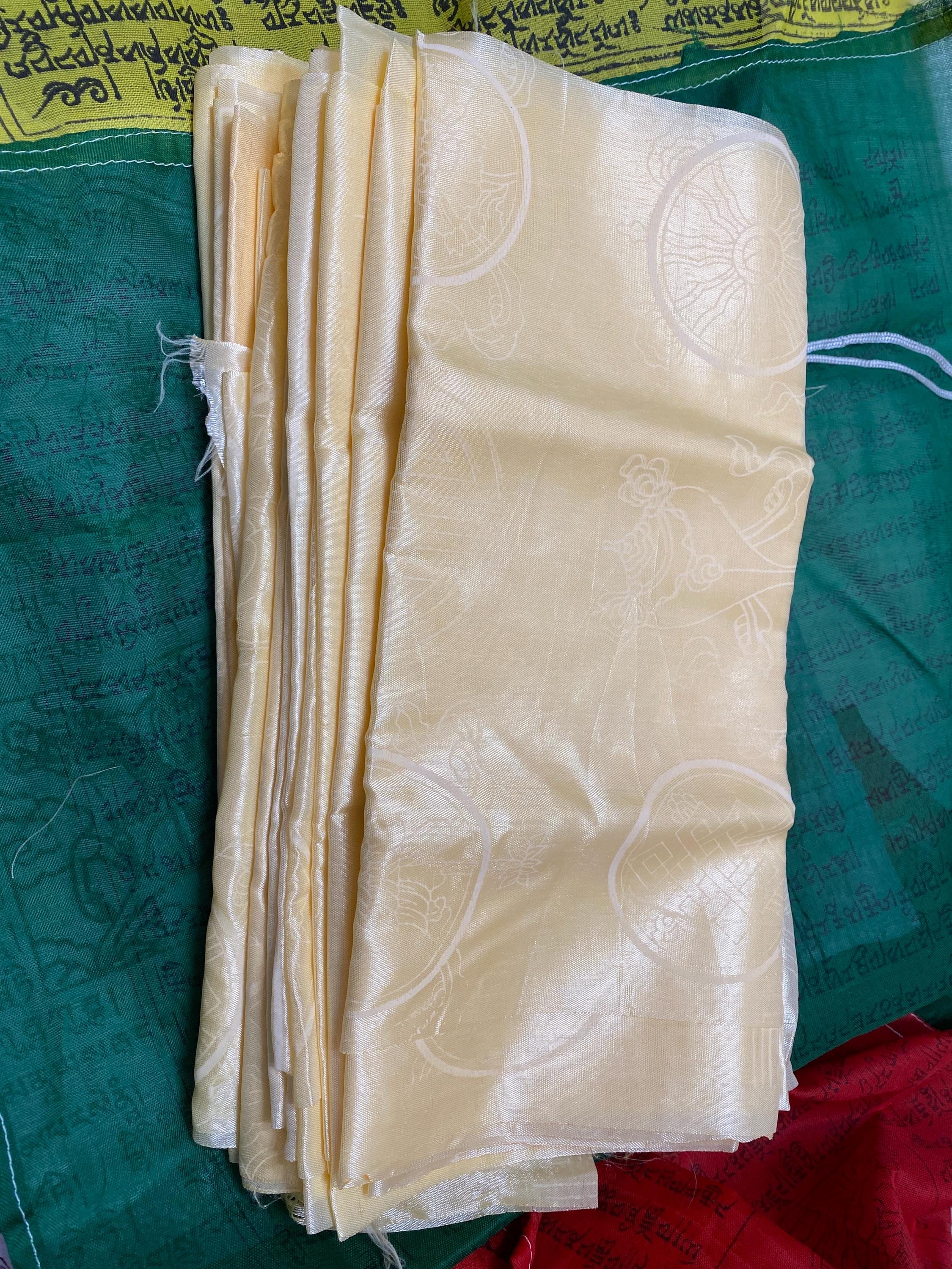 Traditional Buddhist Silk Khata Scarf Tibetan Ceremony Offering ...