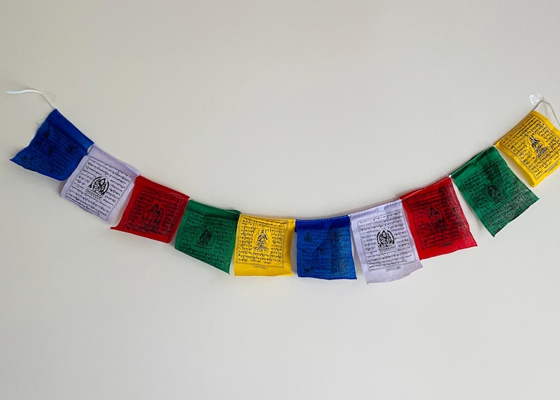 Buddhist Prayer Flags Made in Nepal: Peace, Harmony, Compassion - Etsy