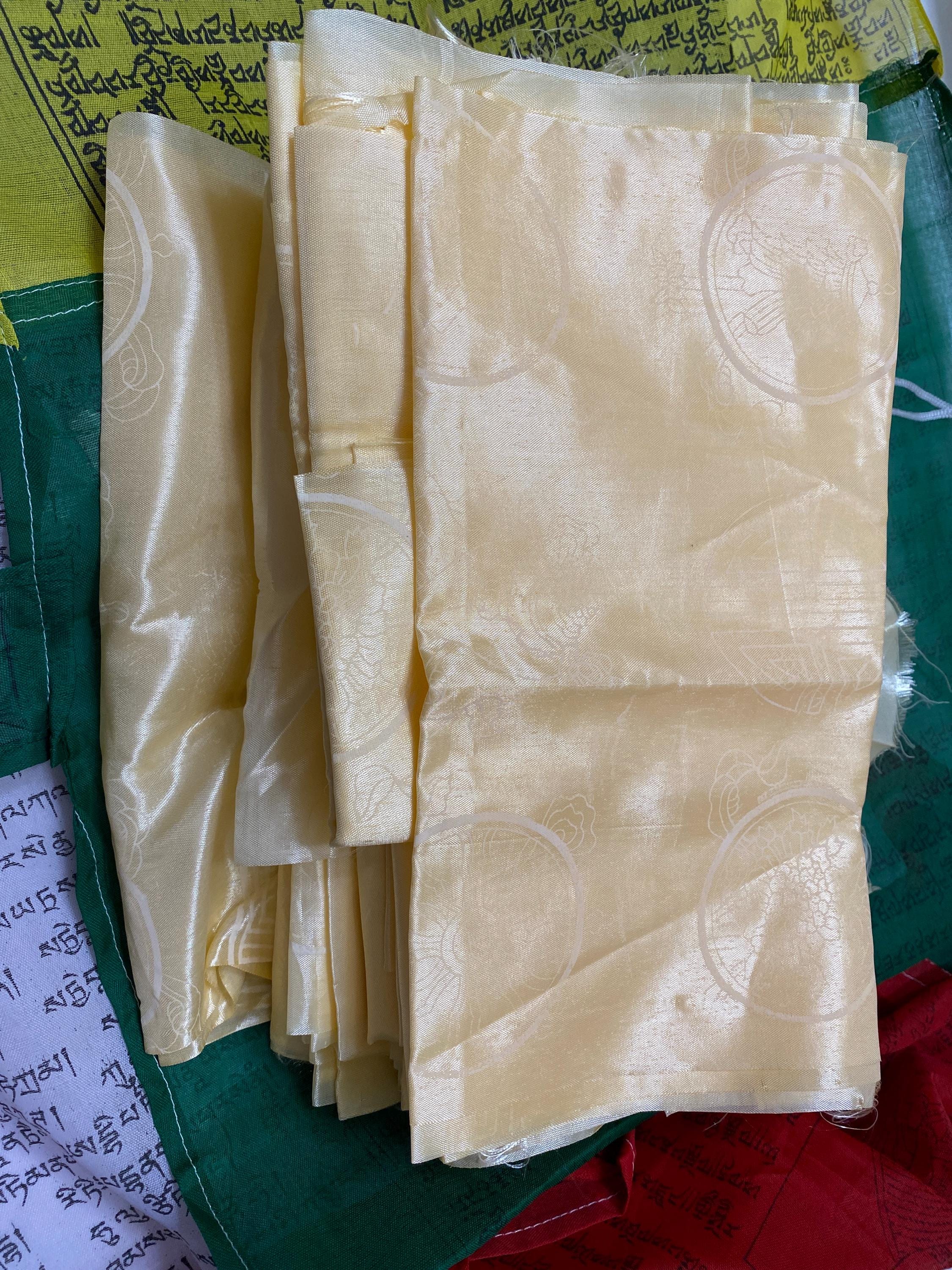 Traditional Buddhist Silk Khata Scarf Tibetan Ceremony Offering ...