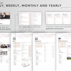 Academic Planner Notion Template University Student Planner College ...