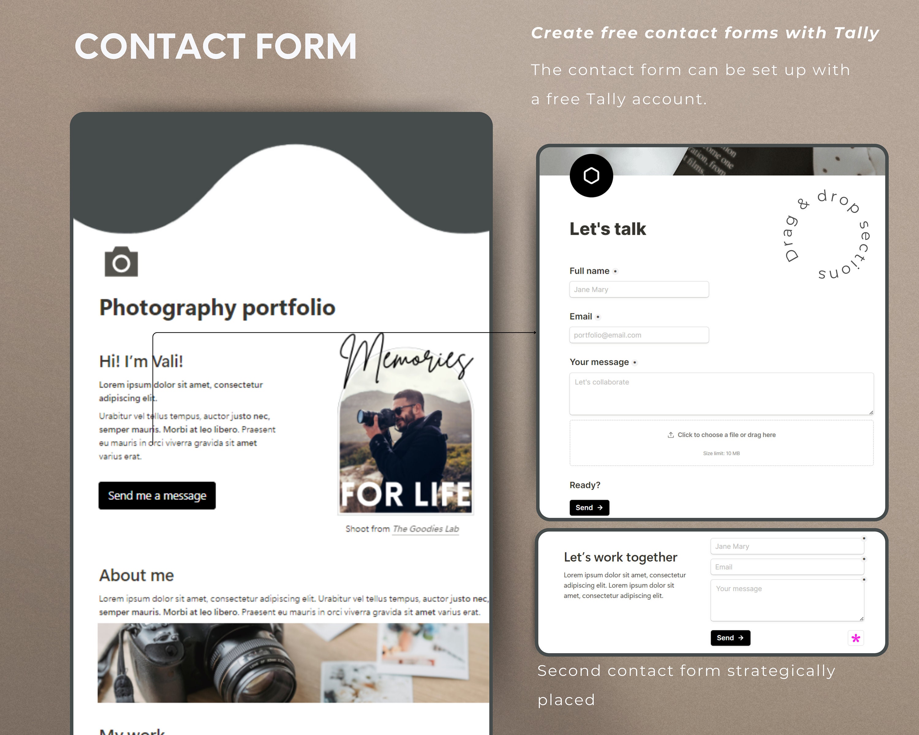 Photography Service Price List Template Photographer Portfolio Website ... Photography Service Price List Template Photographer Portfolio Website ...