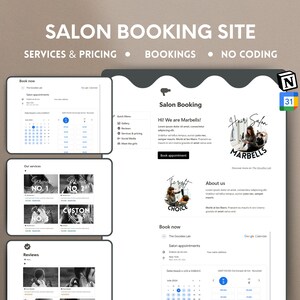 Client Booking Salon Website Template Hair Salon Site Beauty Salon ...